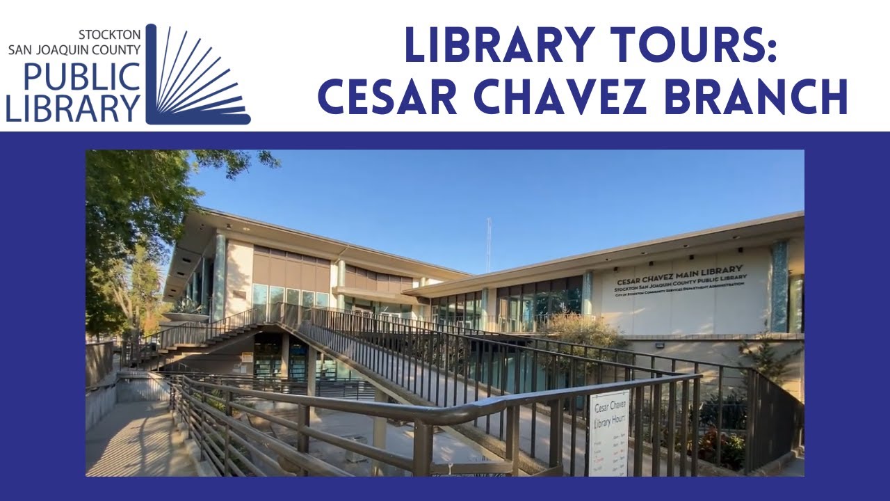 Library Tours with Oliverto: Cesar Chavez Central Library - YouTube