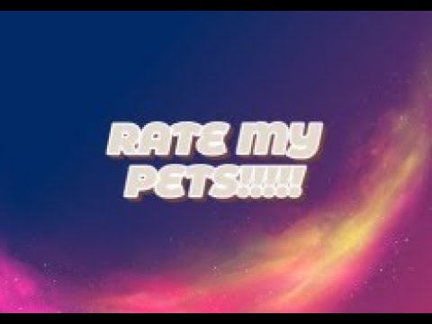 RATE MY PETS 1-10 - YouTube