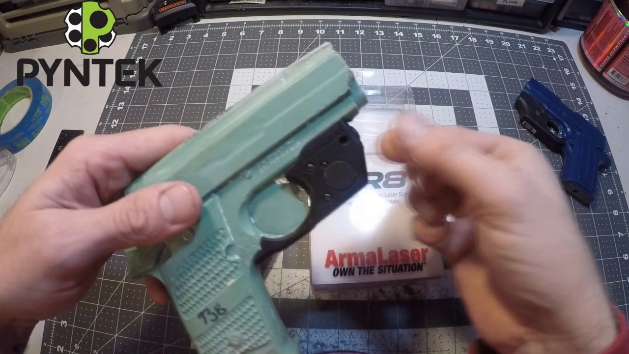 Armalaser TR8 Kydex holsters by pyntek - YouTube