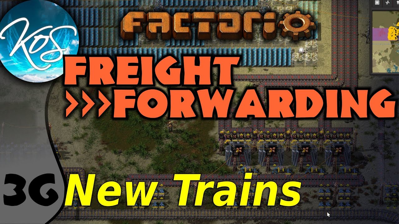 Factorio Freight Forwarding Mod 36 - BUILDING UP INFRASTRUCTURE - Let's Play - YouTube