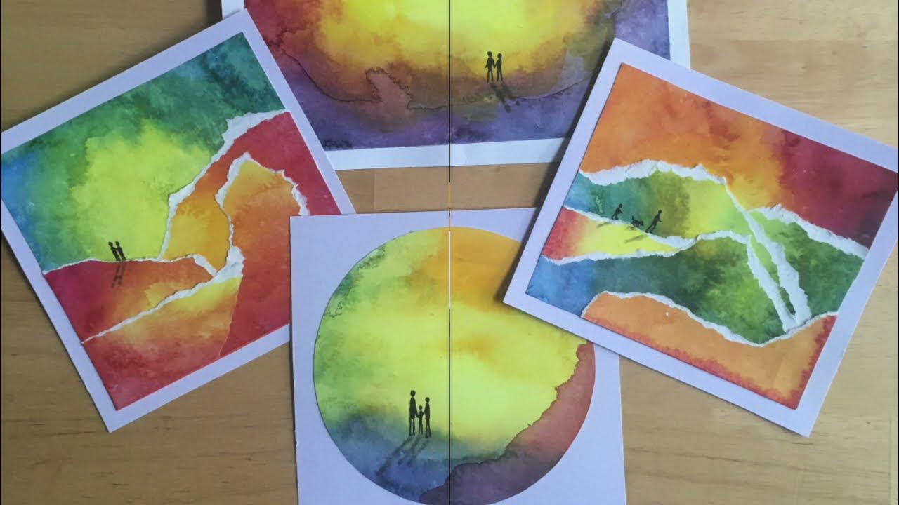 #6 Waldorfcrafts wet on wet Watercolor | Vrijeschool nat in nat Waldorf ...