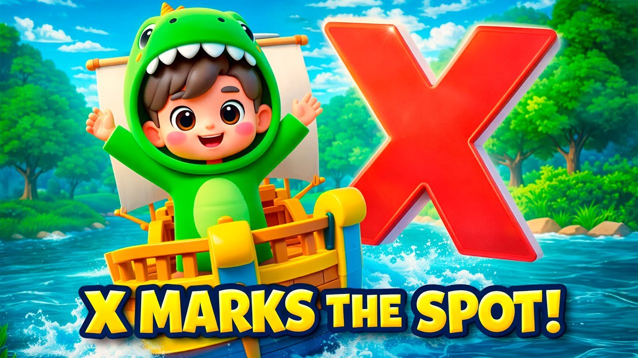 Learn the Letter X | X Marks the Spot! Treasure Hunt Song - YouTube