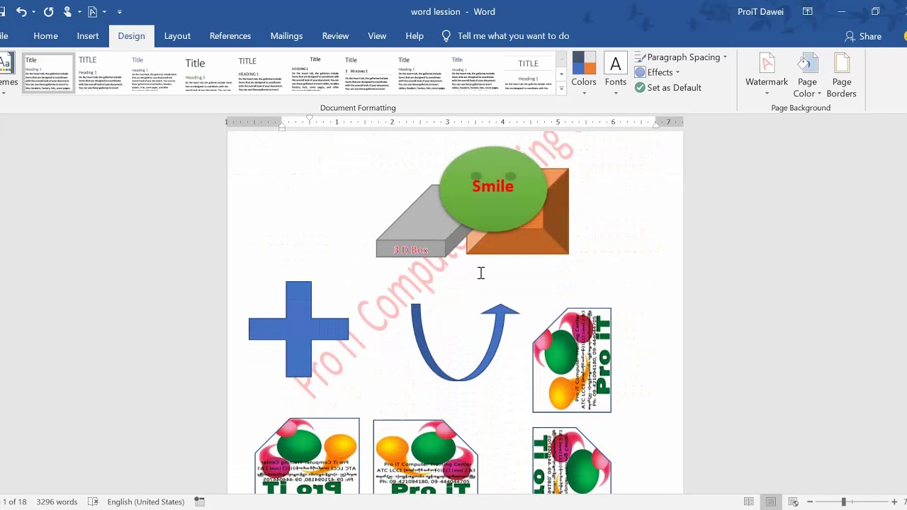 9.Insert Watermark ,Page border, text box and formatting in Microsoft ...