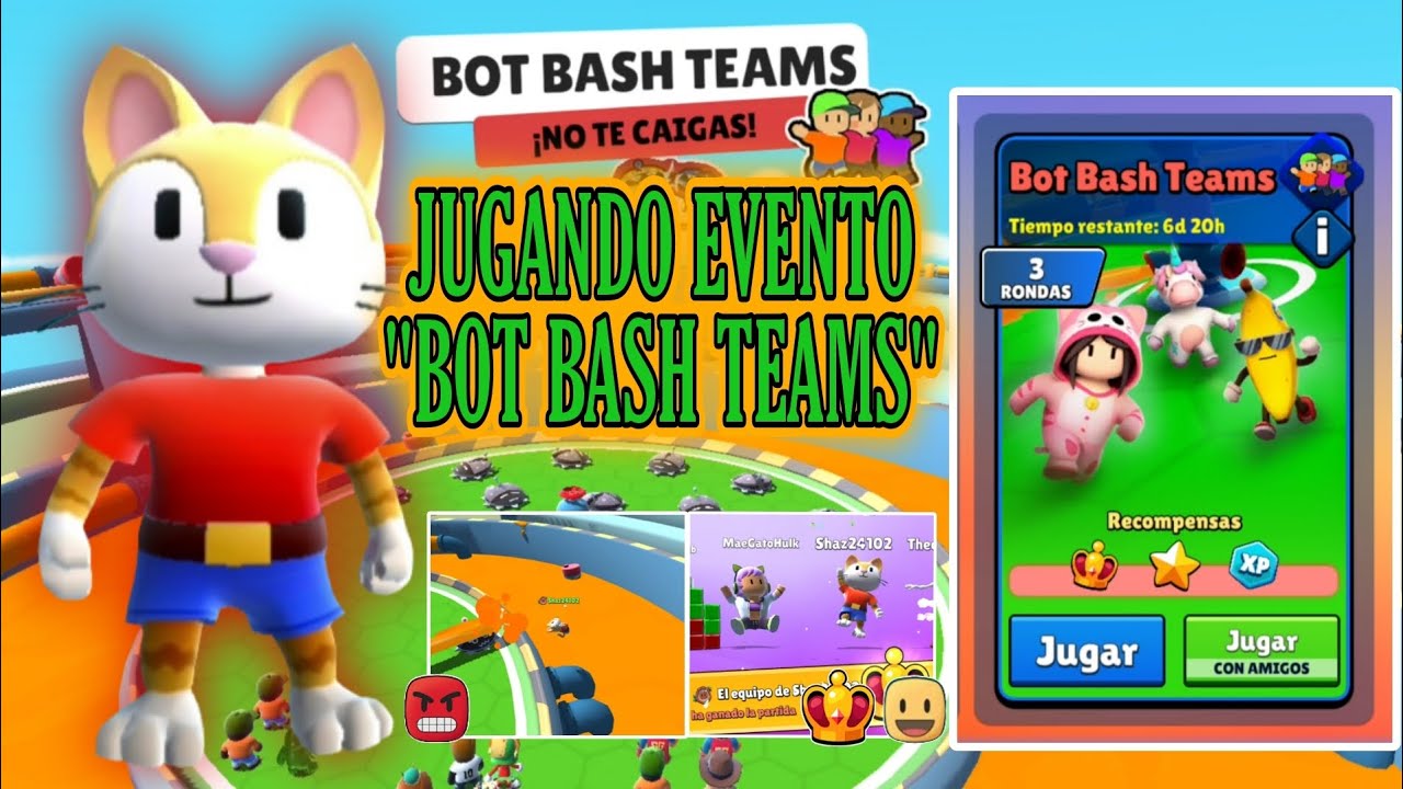 JUGANDO EVENTO "BOT BASH TEAMS" 👊😼 - YouTube