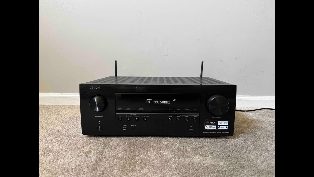 How to Factory Reset Denon AVR-S970H 7.2 8K Ultra HD Bluetooth WiFi ...