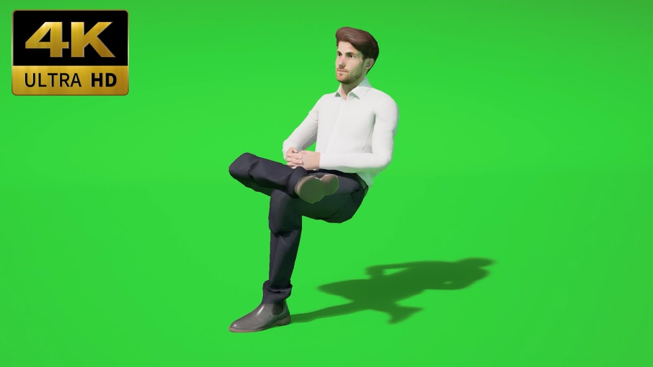006 - Green Screen | Chroma Key | Character Man | 4K - YouTube