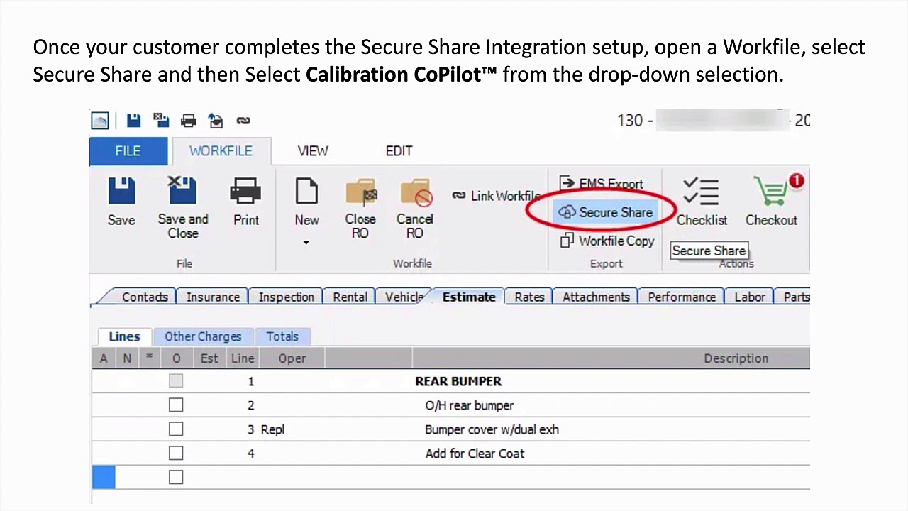 CCC and Calibration CoPilot™ Shop Workflow - YouTube