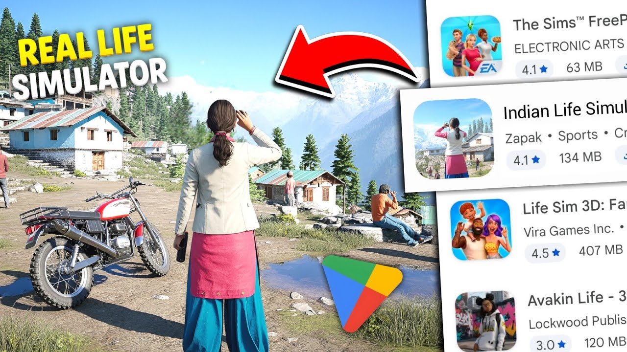 I Tried "BEST" Real Life Simulator Games On Mobile !! - YouTube
