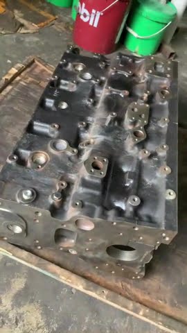 CAT C7.1 engine cylinder block 331-1682 - YouTube