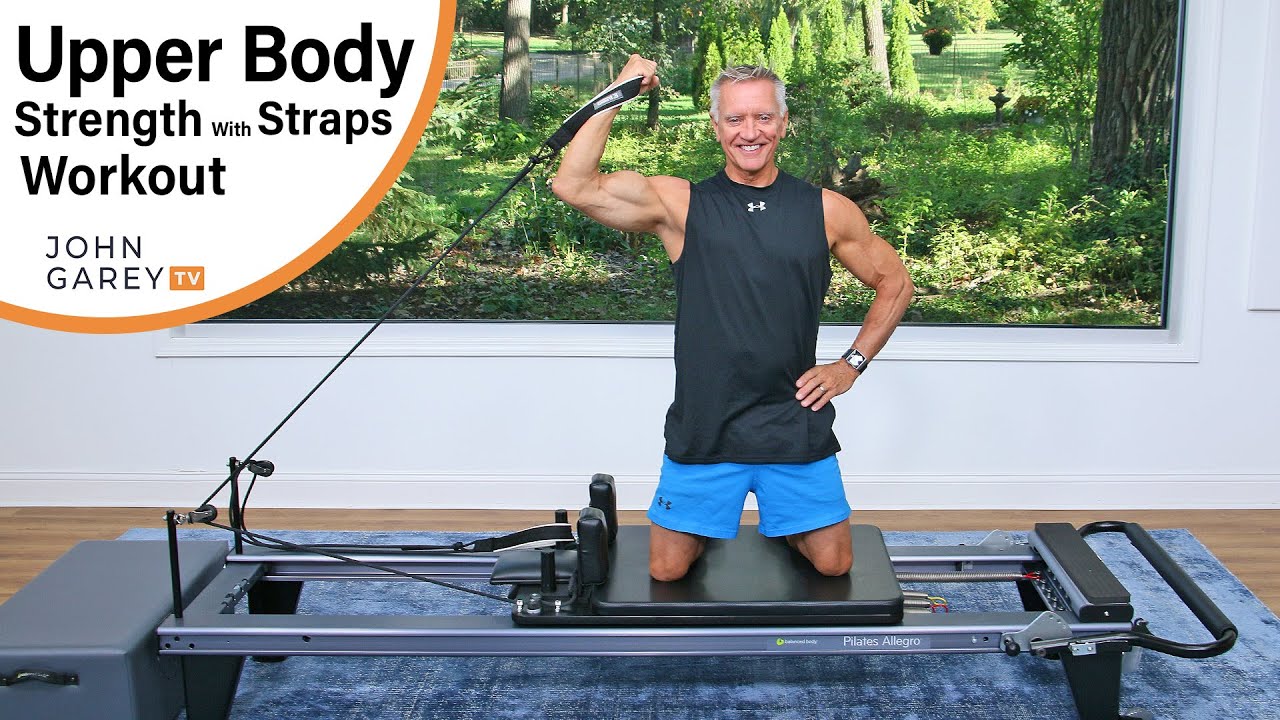 Reformer Upper Body Strength with Straps - YouTube