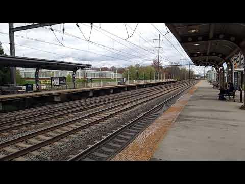 Amtrak Northeast Regional 133 With Two Locomotives & A Late 134 at Hamilton, NJ - YouTube