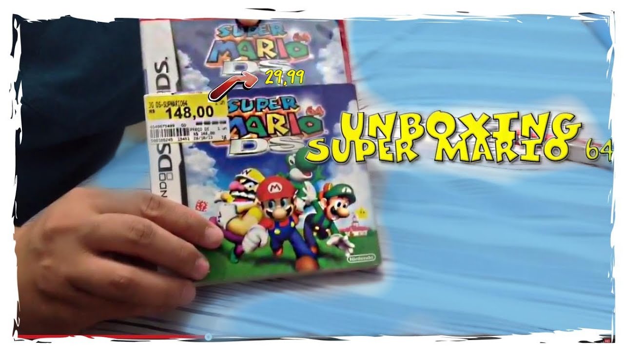 Unboxing Super Mario 64 DS/ Promoção Walmart - YouTube