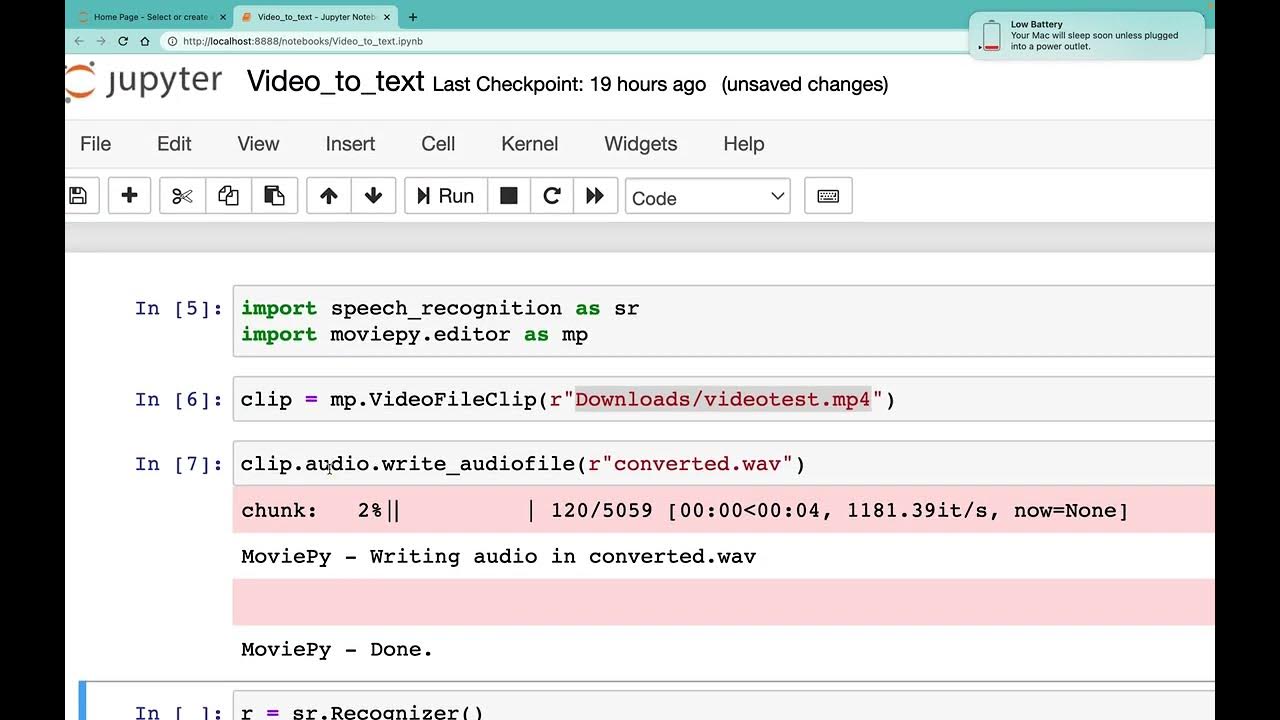 Video to Text | Speech Recognition | Python | Konversi Video ke Text ...