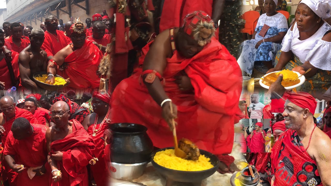 Gbese Mantse Led Homowo Festival Celebrate With Traditional Sprinkling ...