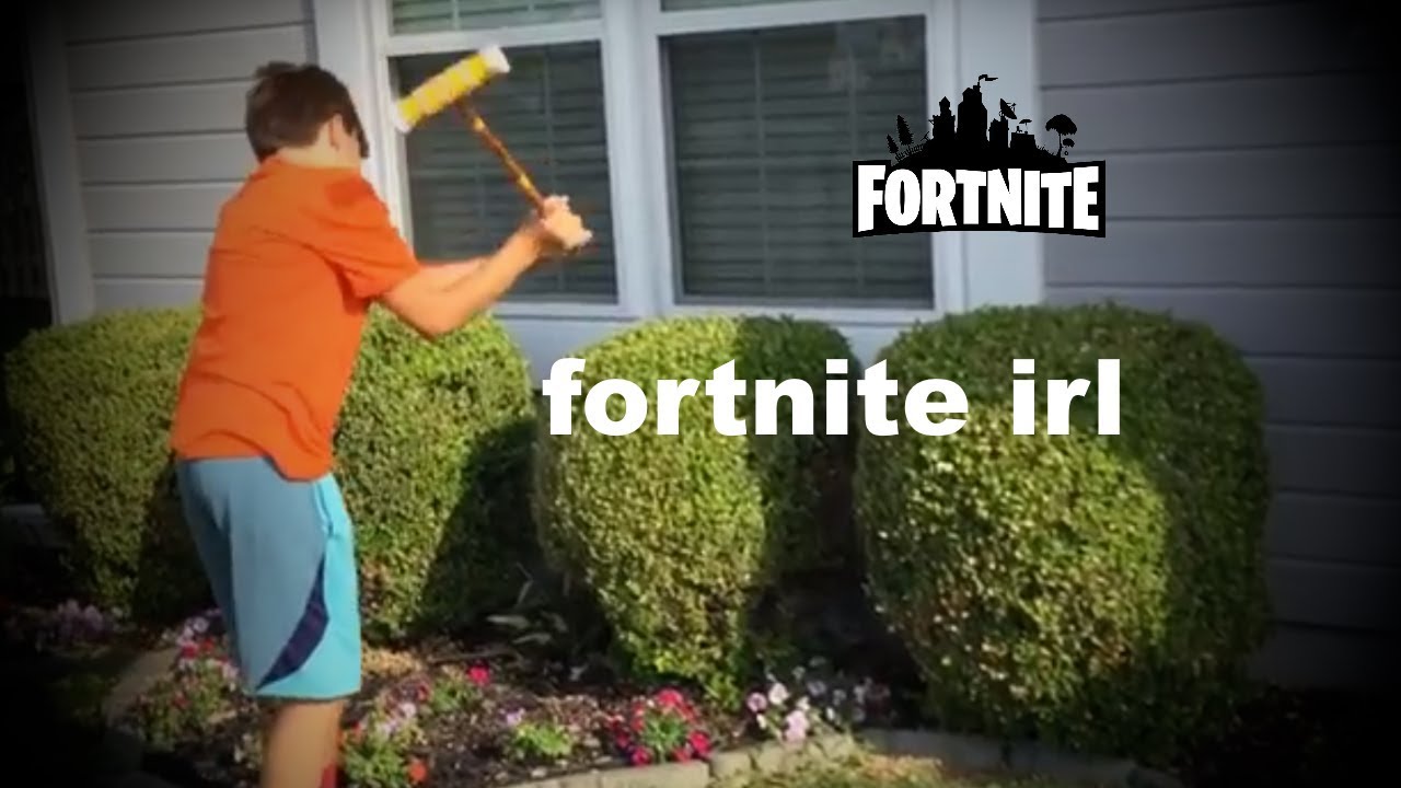 Fortnite (in real life) - YouTube