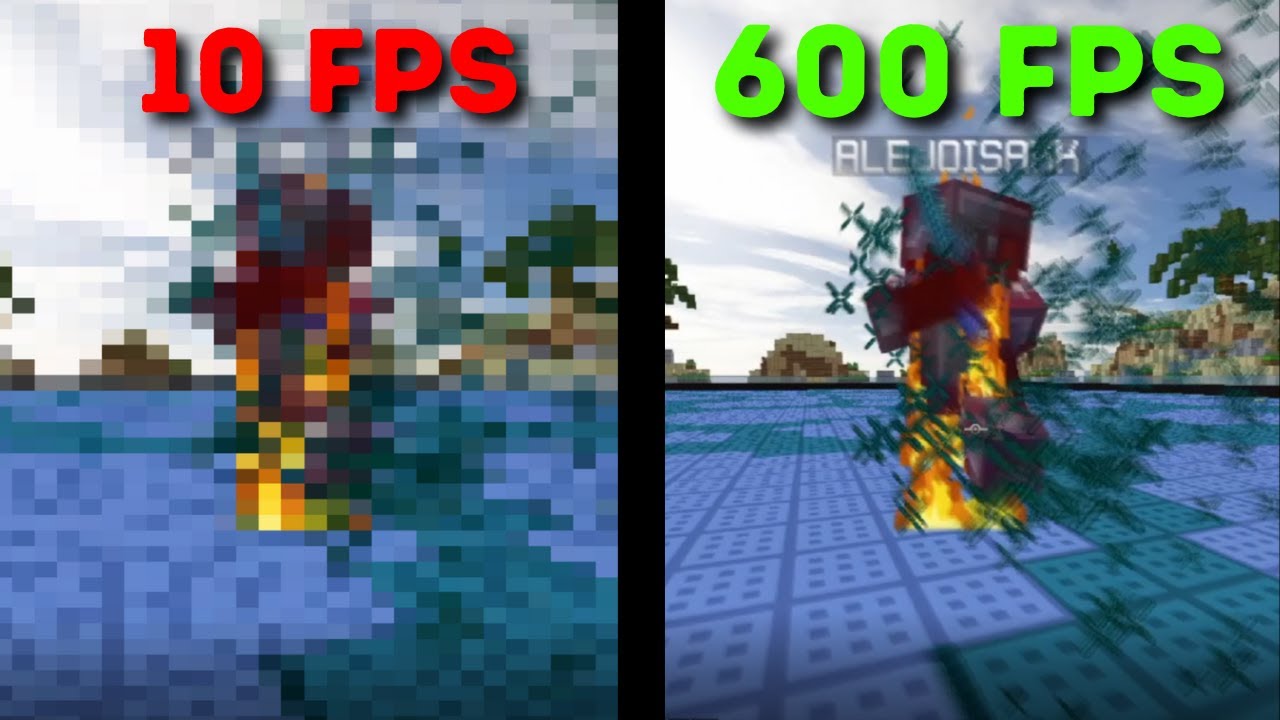 I tried every FPS in Minecraft - YouTube