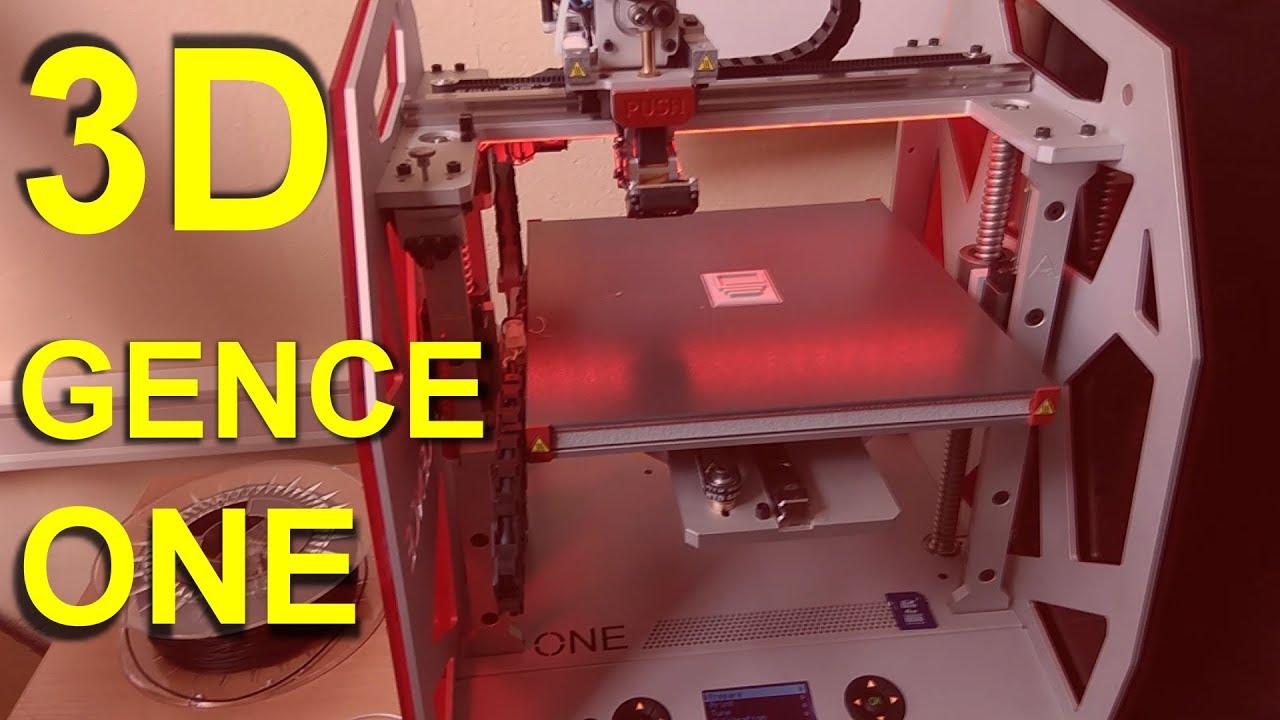 Printer 3D Gence ONE - How the printout is made/ Drukarka 3D jak ...