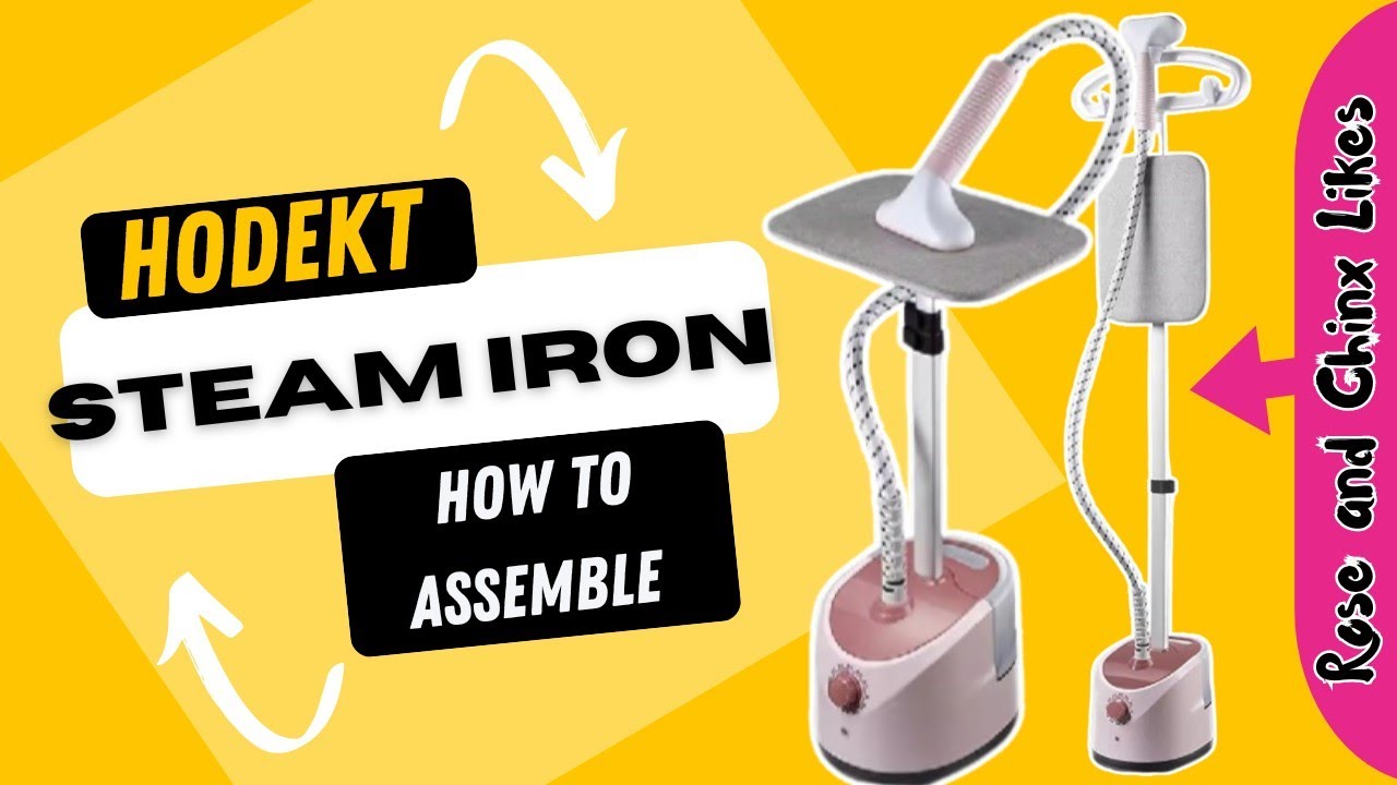 How to assemble Hodekt Steam Iron || Garment steaming iron #lazada ...