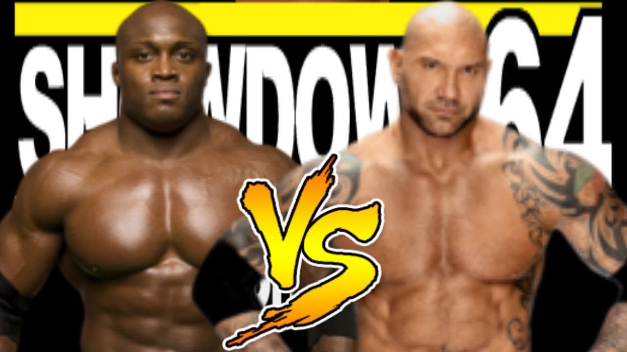 Showdown 64 World Tour Mod Matches Bobby Lashley vs Batista - YouTube
