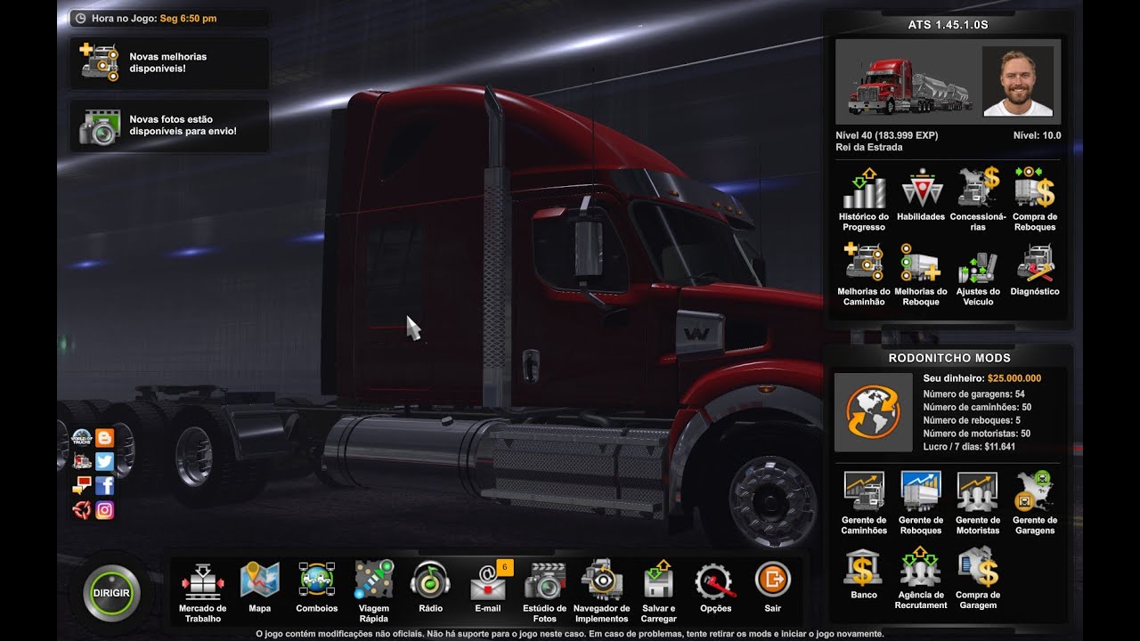 142/07/0172/2022 RODONITCHO MODS ATS 1.45.1.0S PROFILE ATS 1.45.1.0S BY ...