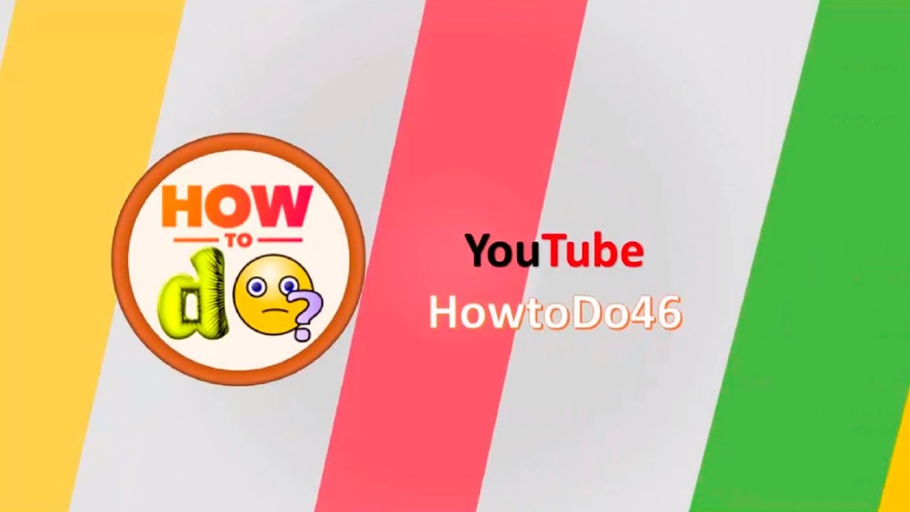 How to Do | Video Intro - YouTube