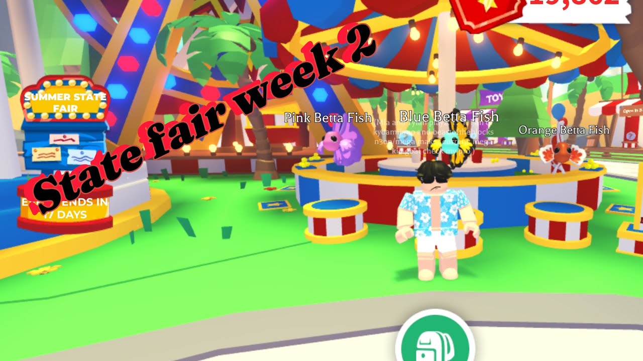 Summer state fair week 2!!!!! #adoptme #games #roblox - YouTube