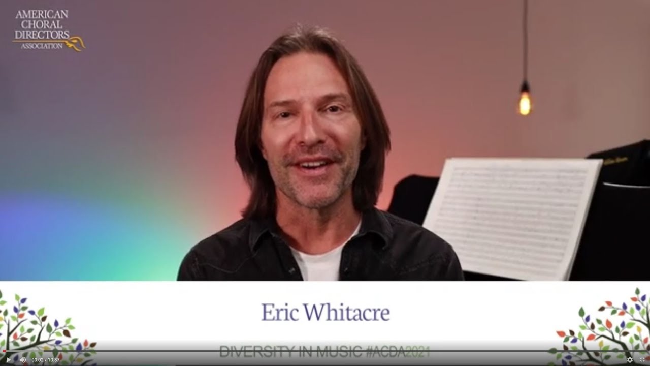 Keynote Address by Eric Whitacre - YouTube