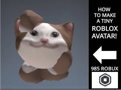 How To Make a Tiny Roblox Avatar! - YouTube