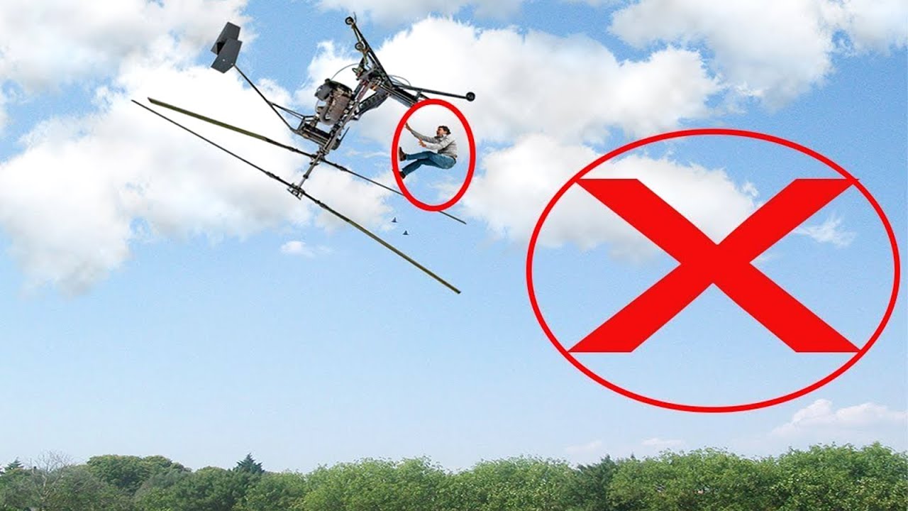 TOP 10 IDIOTS Homemade Helicopter Fails Compilation 2023 - YouTube