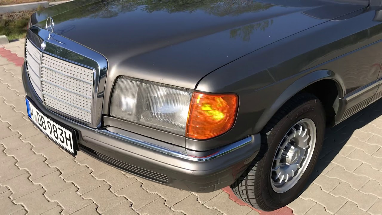 Mercedes Benz W 126 280 SEL S Klasse W 126 - YouTube