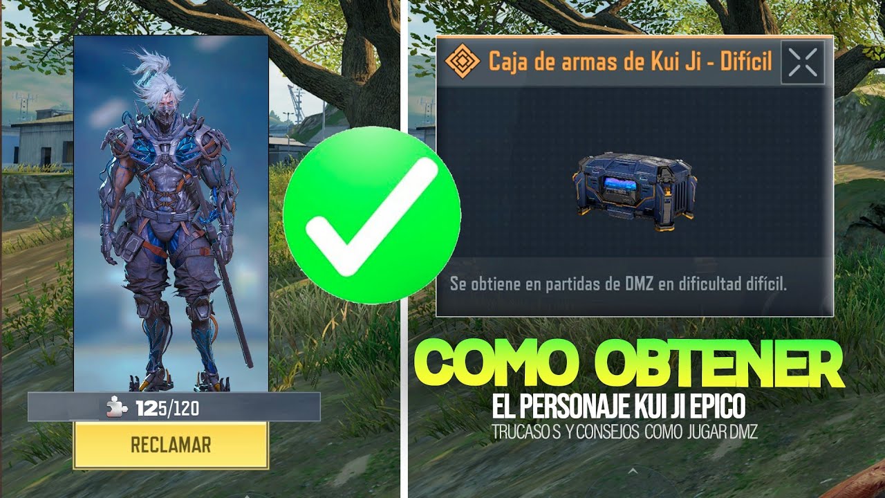 COMO OBTENER MUY RAPIDO EL PERSONAJE KUIJI EN DMZ | ️GUIA FACIL Y ...