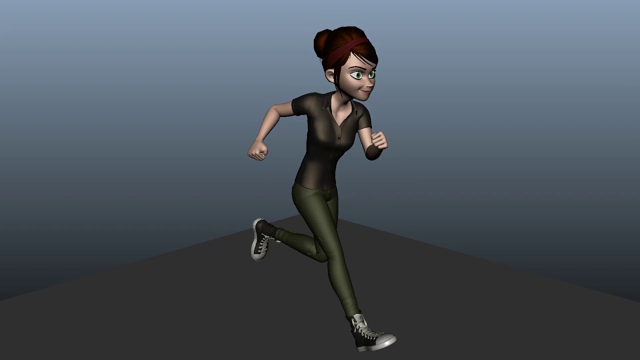 Run Cycle - 3D Animation - YouTube