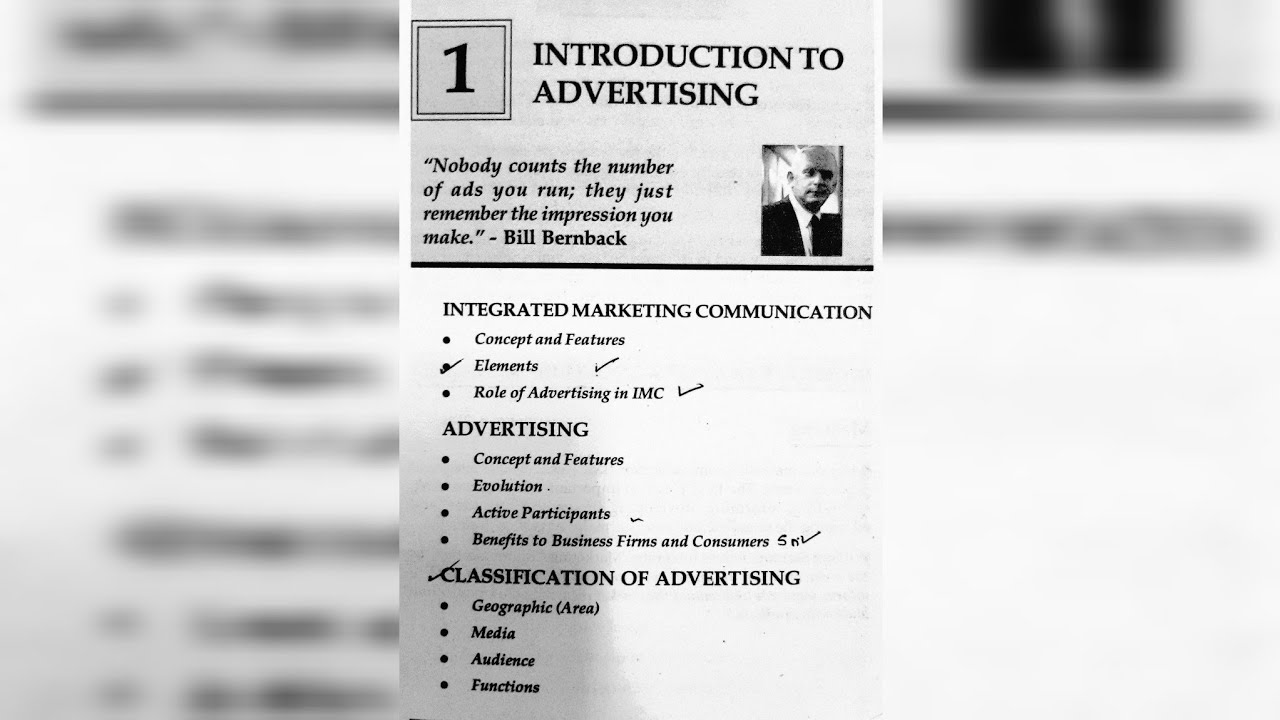 SYBCOM SEM-III | MODULE:1 INTRODUCTION TO ADVERTISING NOTES - YouTube