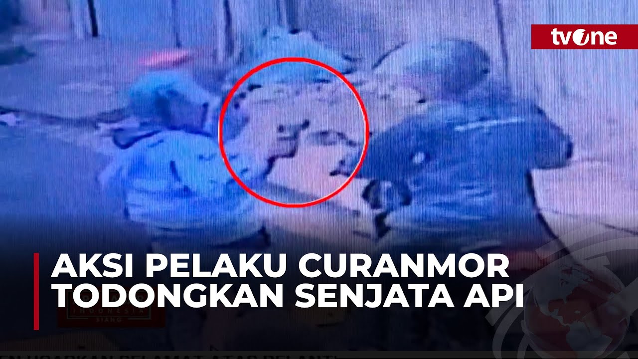 Aksinya Kepergok, Pelaku Curanmor Todongkan Senpi - YouTube