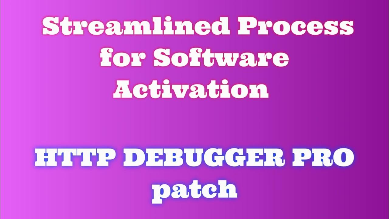 How to Download and Install HTTP DEBUGGER PRO: Detailed Guide - YouTube