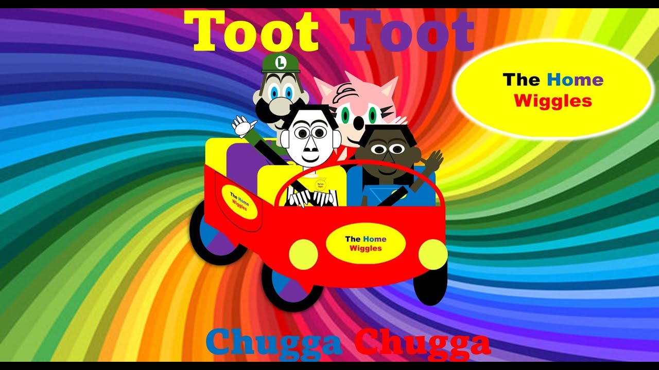 Toot Toot, Chugga Chugga, Big Red Car (Home Wiggles Version) - YouTube