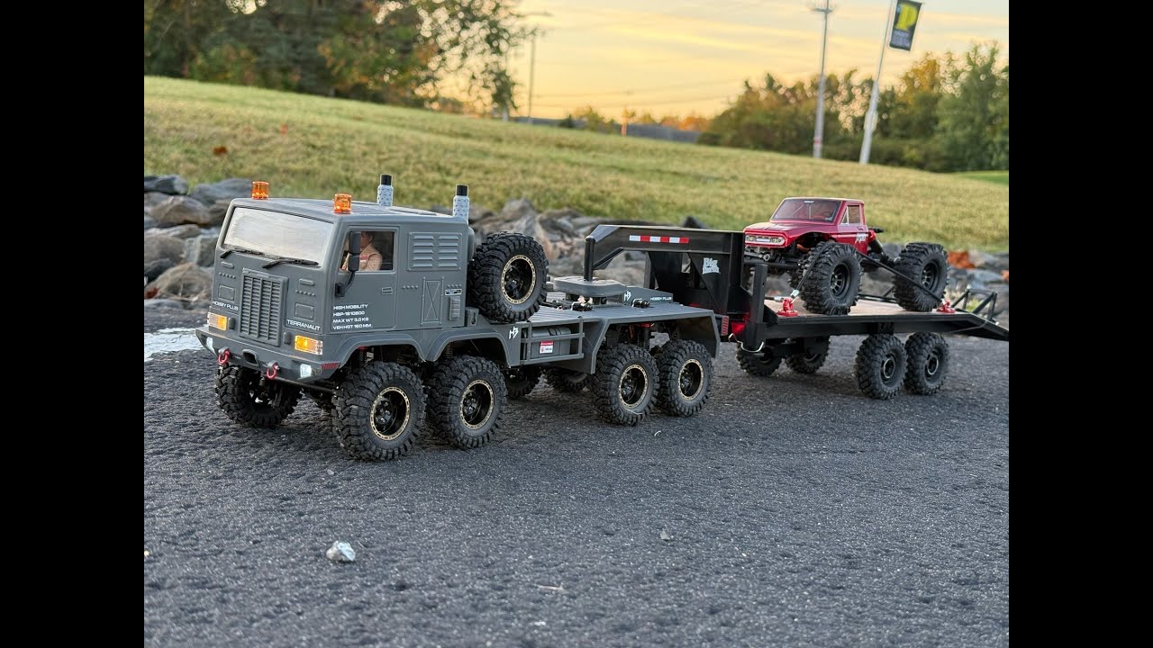 Terranaut 8x8 with Customized Trailer - YouTube