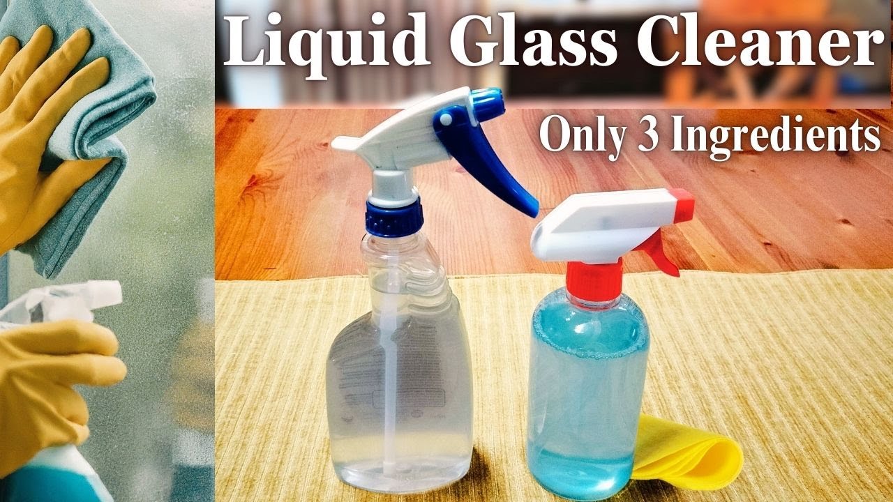 DIY Liquid Glass & Window Cleaner | Homemade Recipe & Commercial ...