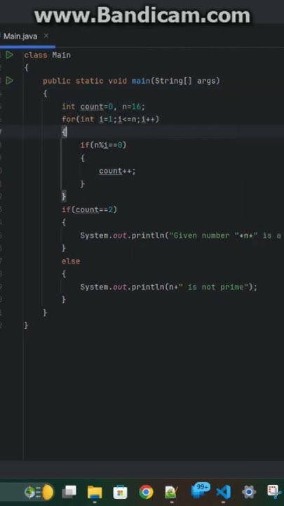 Check Prime Number, Java Interview program https://youtu.be/NvuqJf-q6bM?si=7HfZ__w_0ibV1-uh ...