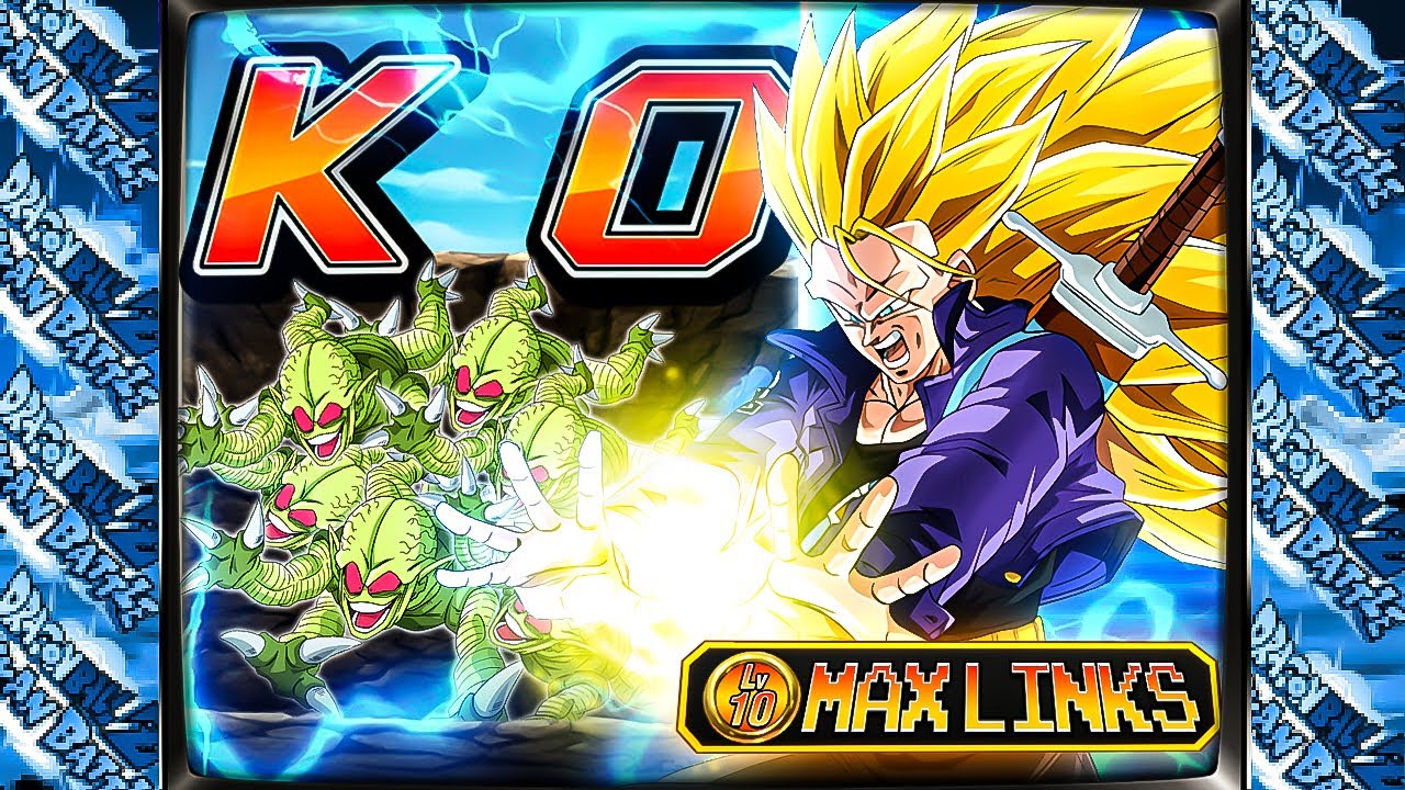 THE BEST SUPER SAIYAN 3? MAX LINKS SSJ3 TRUNKS IS INSANE! (DBZ Dokkan ...