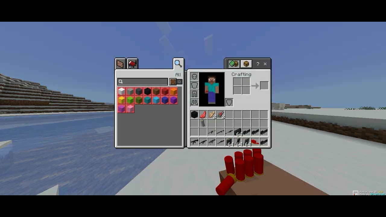 Minecraft modded with guns #gaming #villycat#minecraft - YouTube