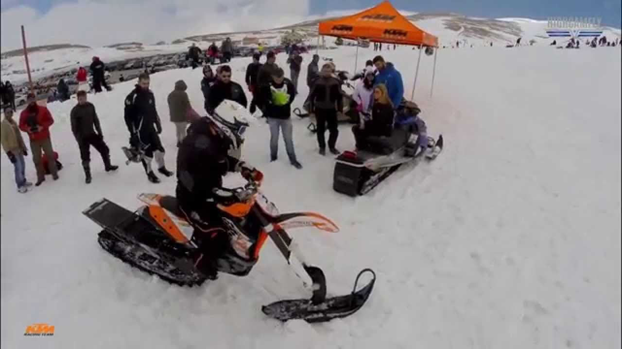 KTM snowmobile - YouTube