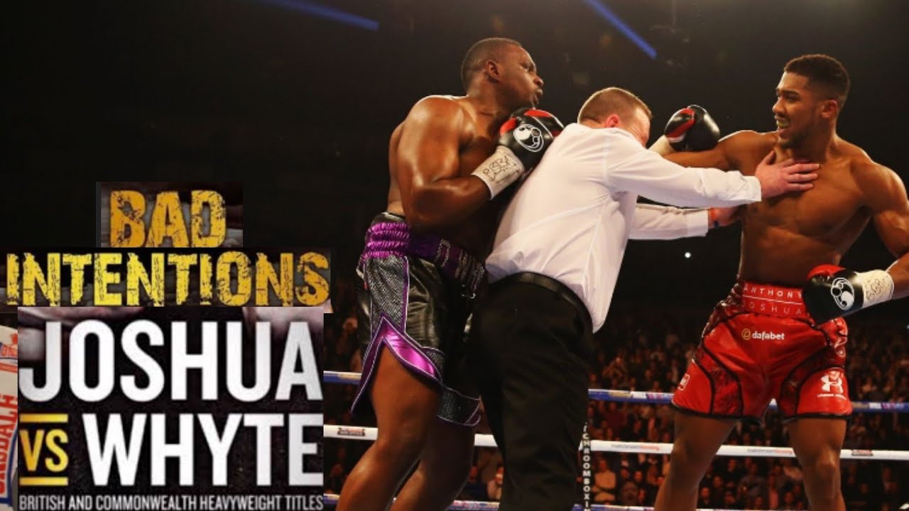 AJ Anthony Joshua Vs Dillian Whyte Show - YouTube