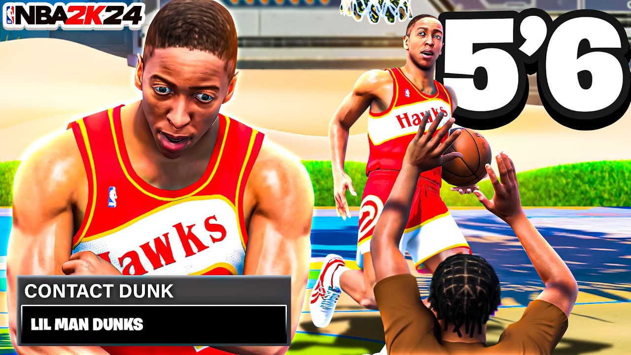 This is the Smallest Contact Dunking Build in NBA 2K24! - YouTube