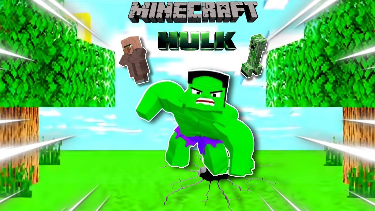 I became a Hulk in Minecraft | mcpe 1.21 - YouTube