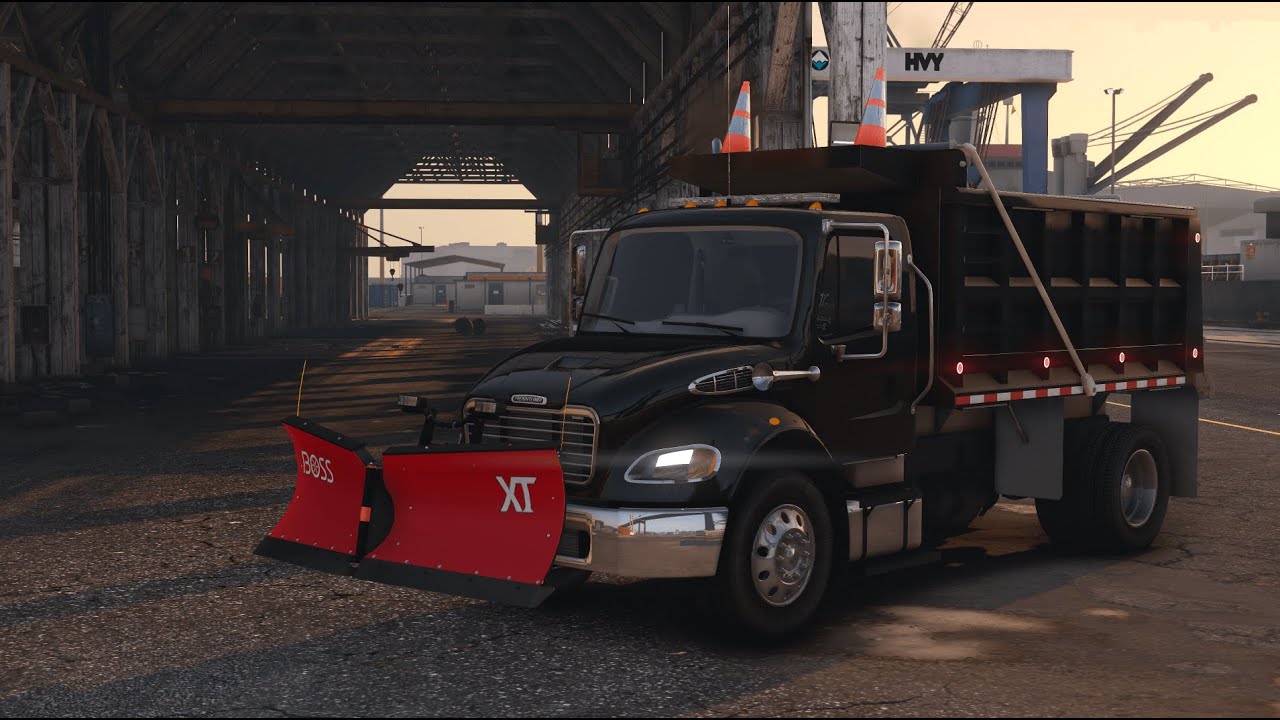 2020 Freightliner M2 Dump Body Lightbar (Showcase) (4K) (FiveM) (GTAV ...