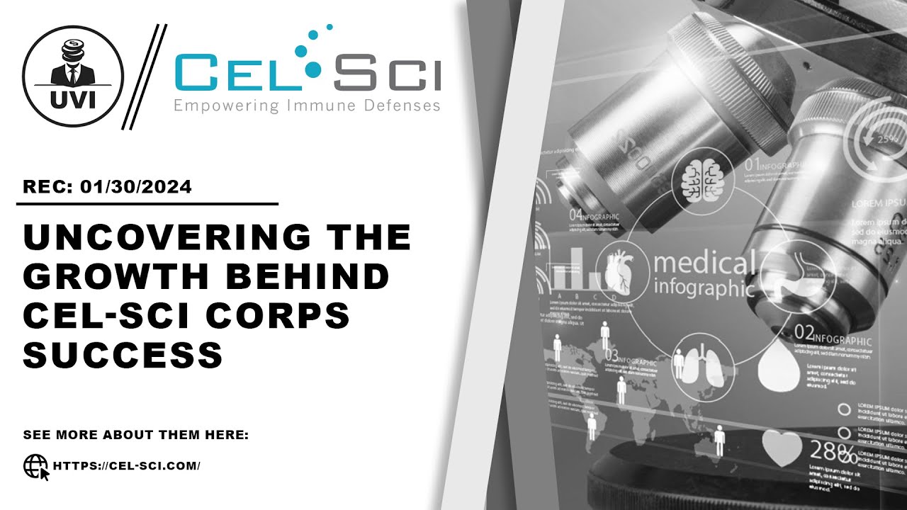 Uncovering the Growth Behind Cel-Sci Corps Success - UVI - YouTube