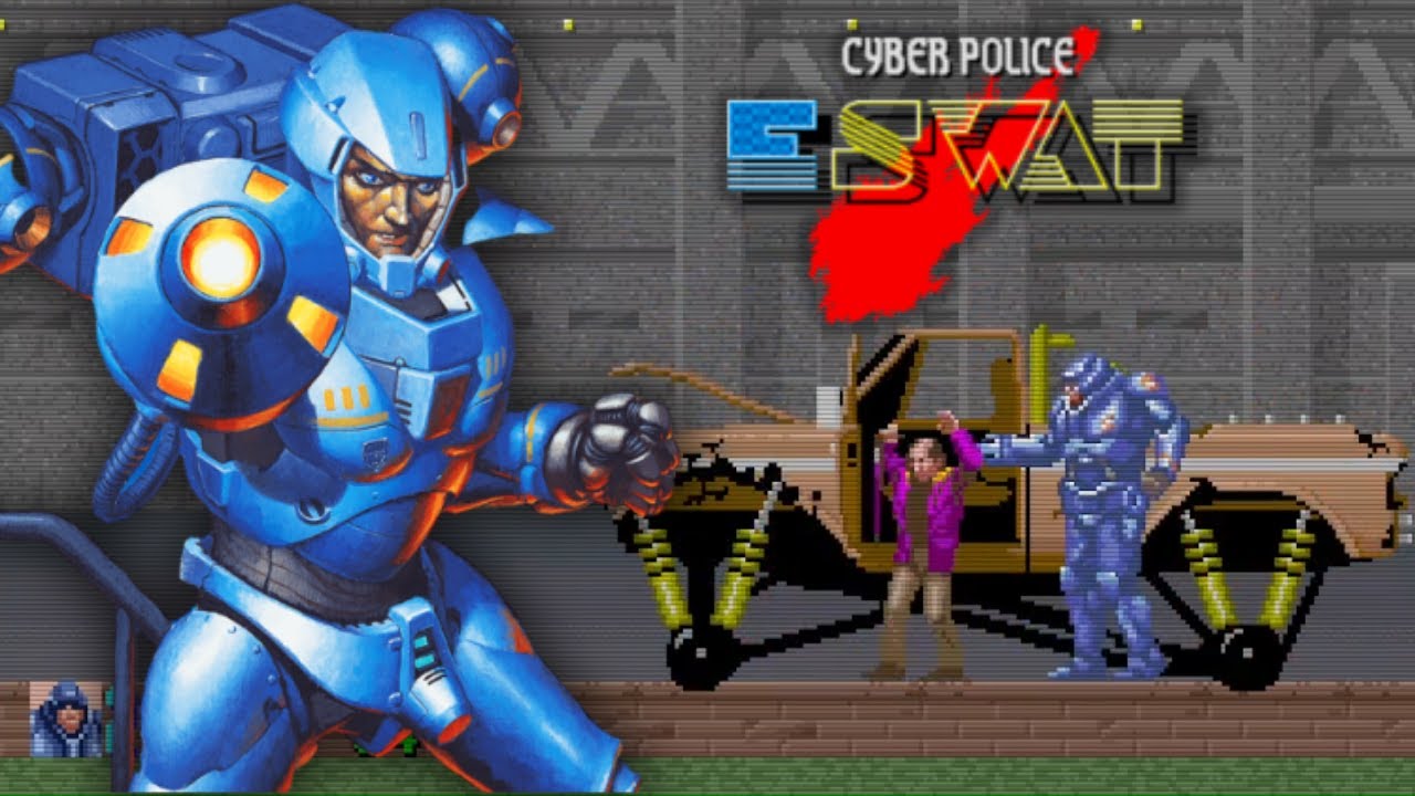 Cyber Police E-Swat (Arcade) - 1CC No Death - YouTube