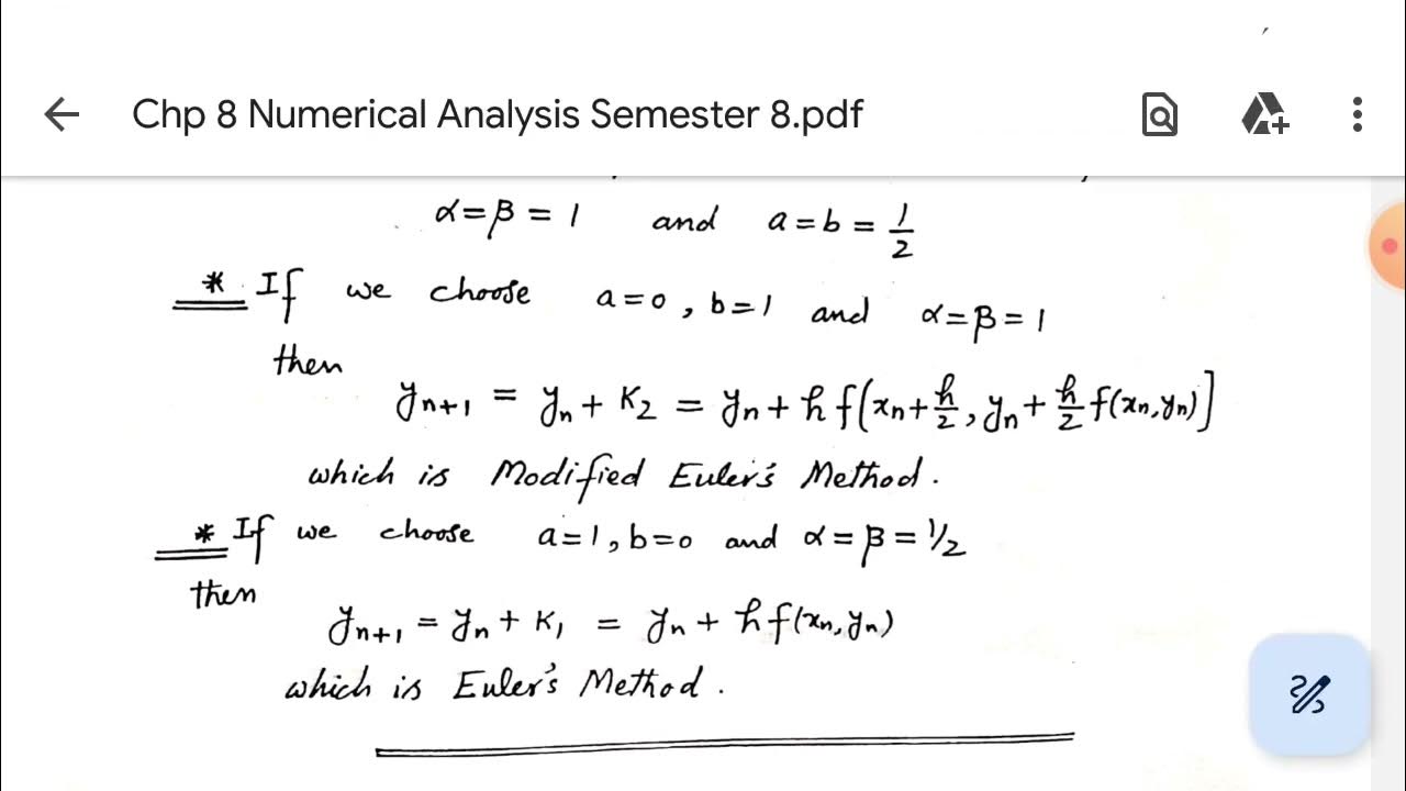 Solved Problems on RK Method in Numerical Analysis - YouTube