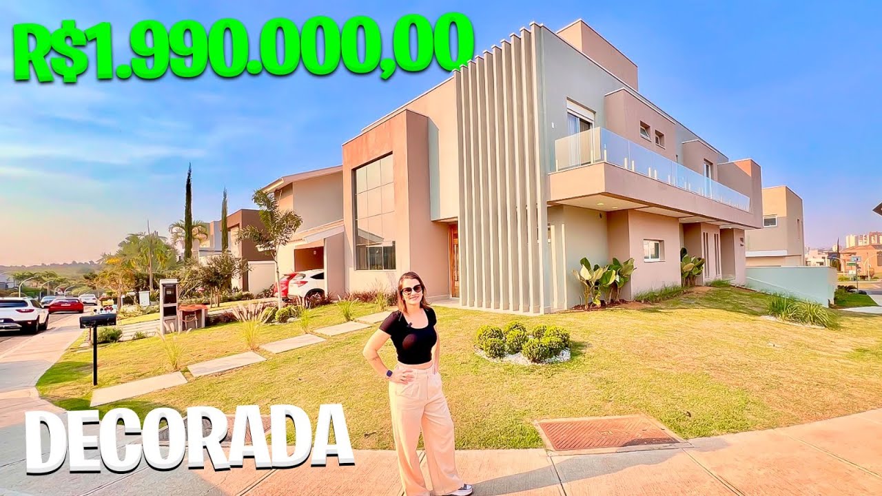 Lindo sobrado decorado, com 290m2 em terreno de 310m2, 4 suítes com ...